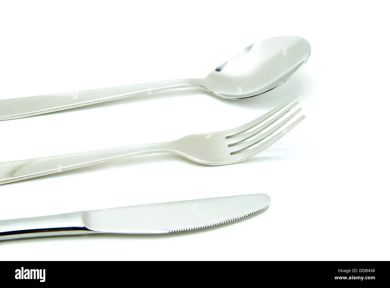spoon and knife Stock Photo - Alamy