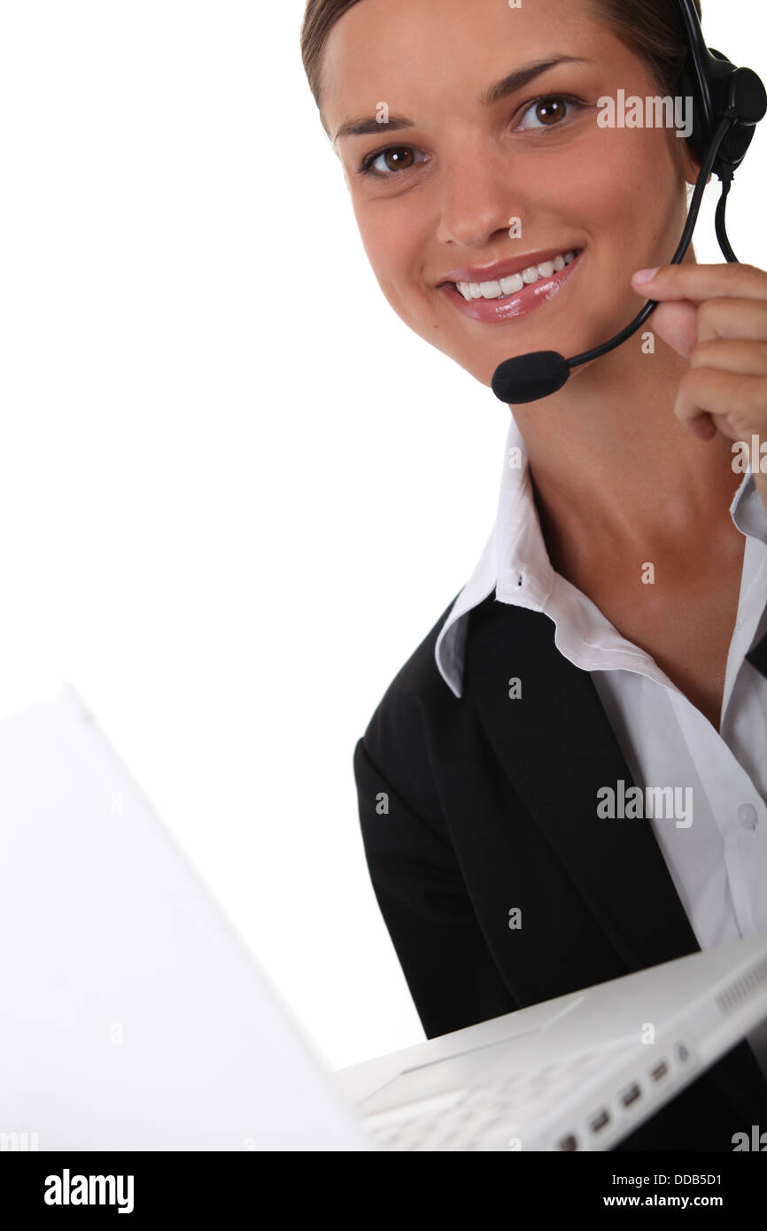 Telephone operator hi-res stock photography and images - Alamy