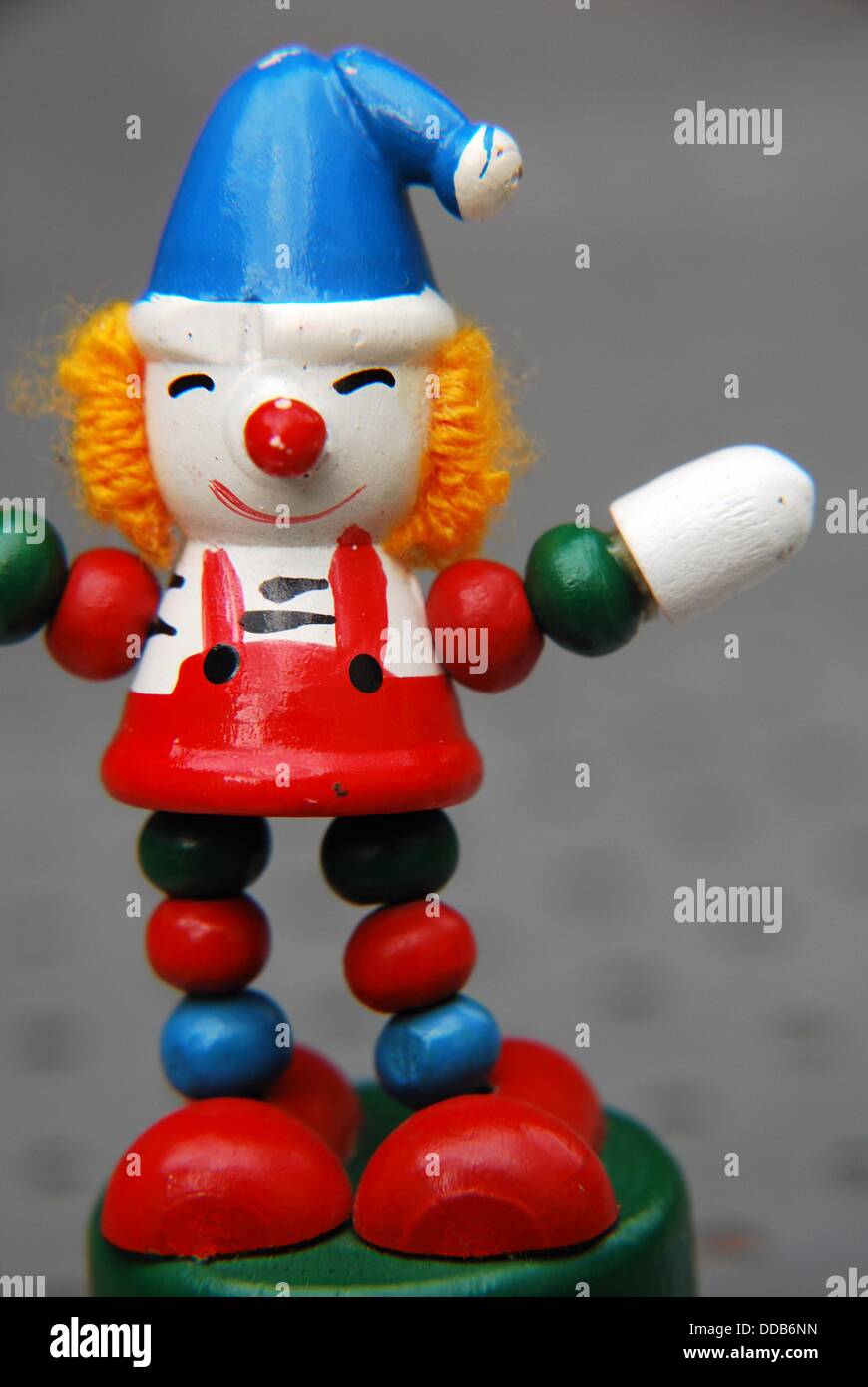 Colorful clown toy Stock Photo - Alamy