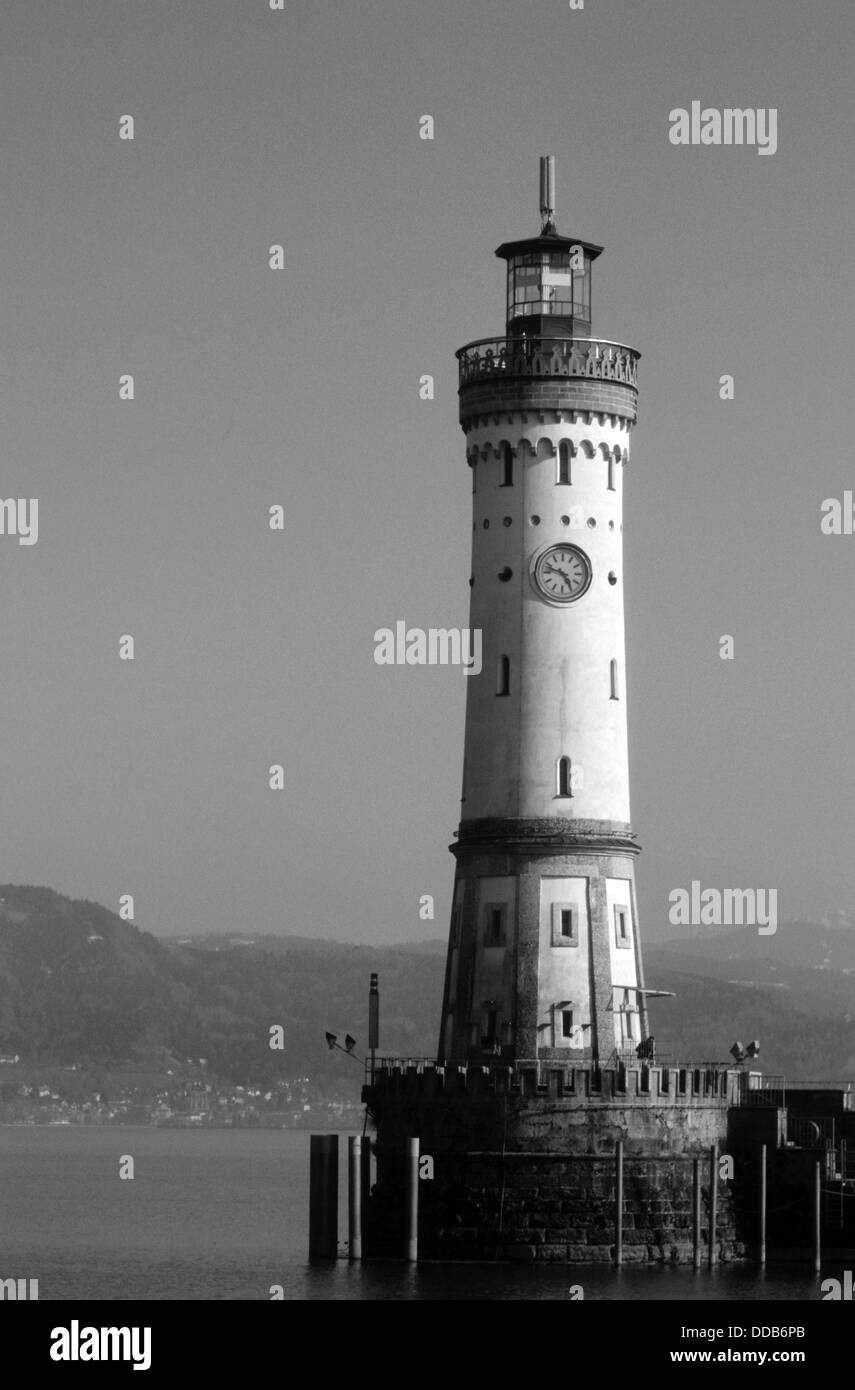 Lighthouse in the Lake of Constance at Lindau/Bavaria Stock Photo - Alamy