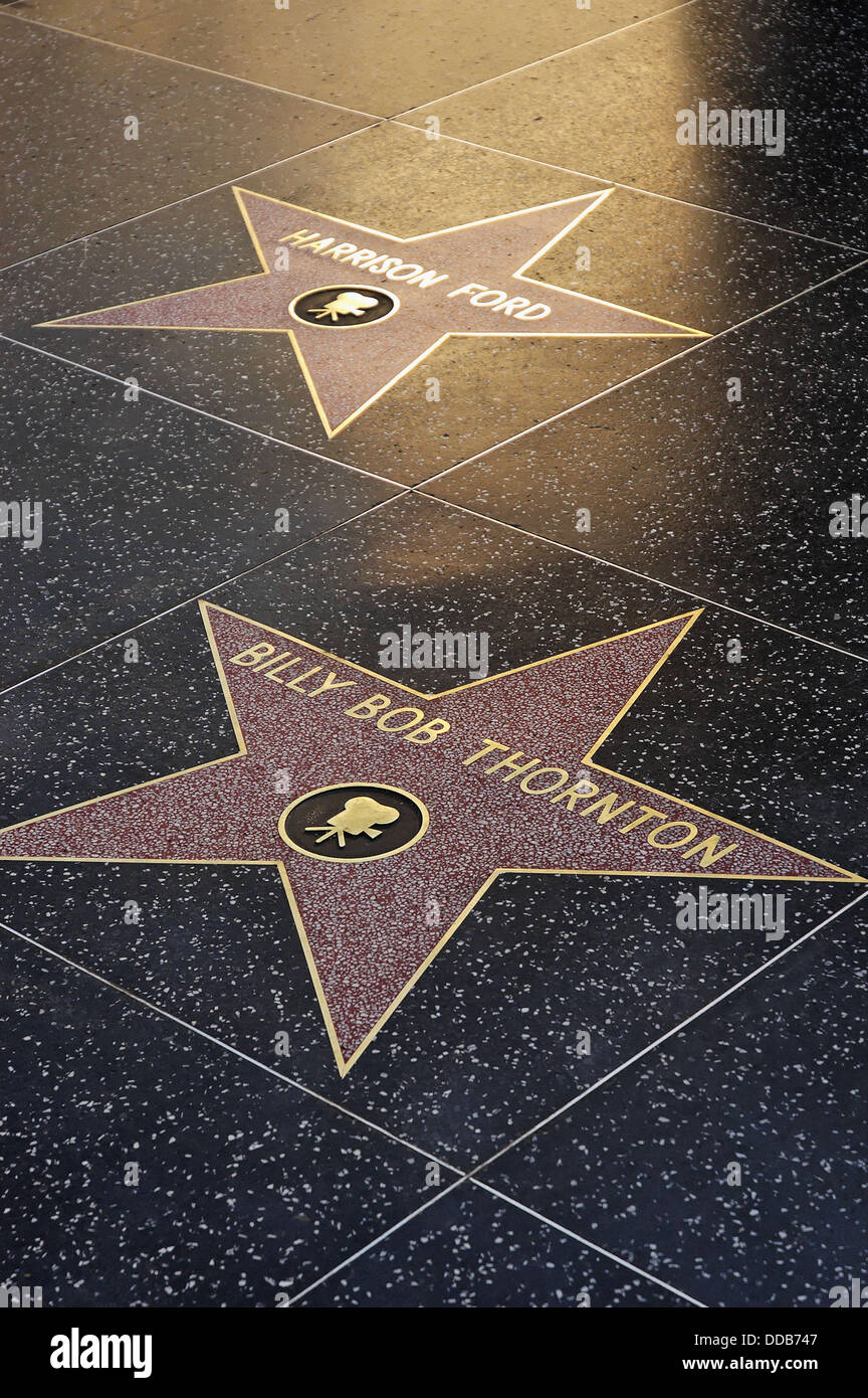 World famous hollywood walk fame hi-res stock photography and images ...