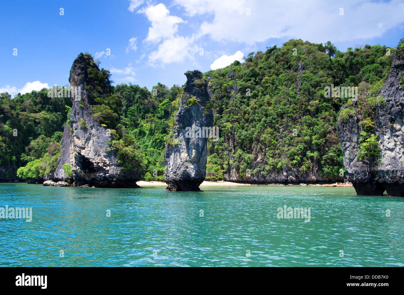 landscape of tropical island Stock Photo - Alamy