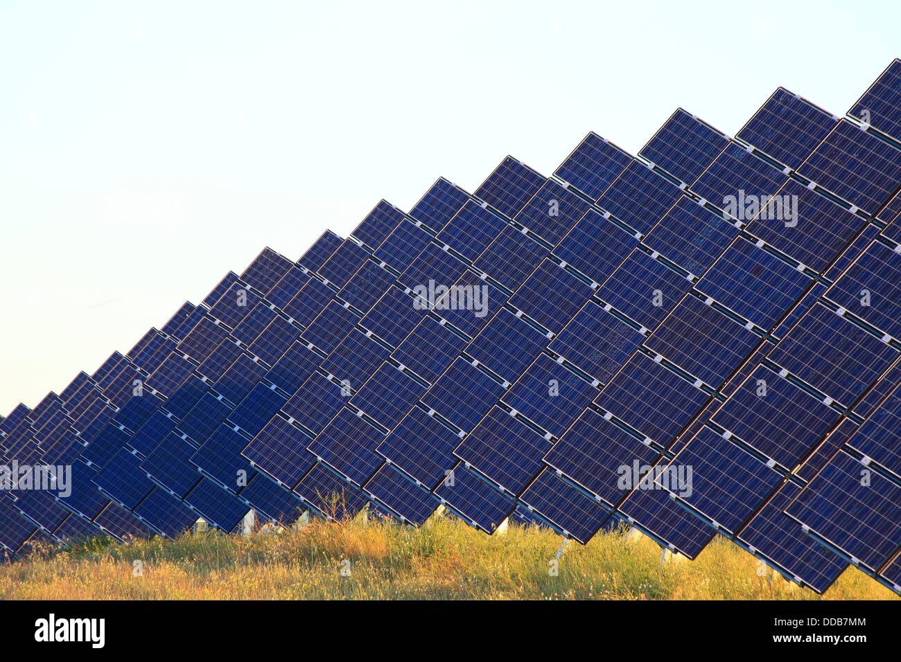Sun power plant Stock Photo - Alamy
