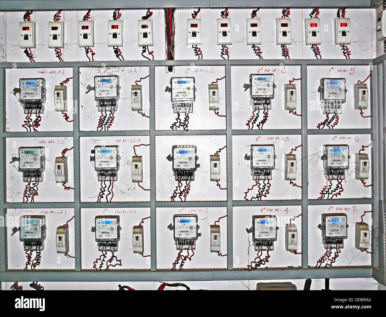 India electricity meter hi-res stock photography and images - Alamy