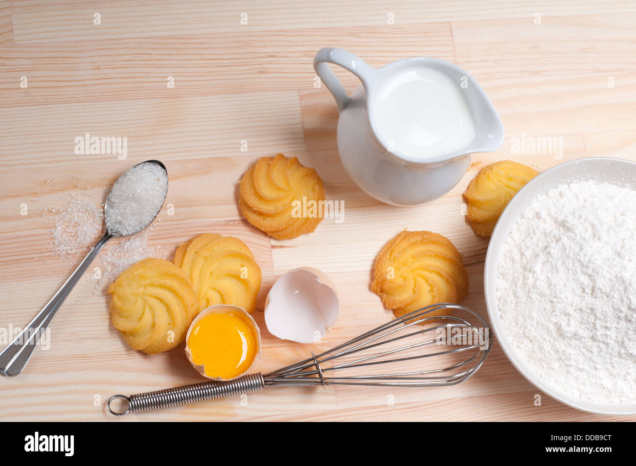 making baking cookies Stock Photo - Alamy