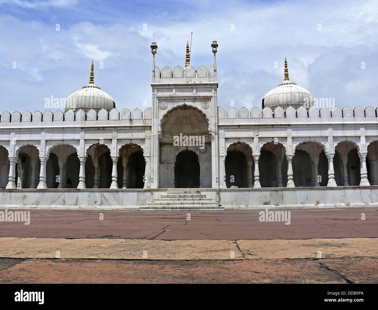 Pearl Mosque, Moti Masjid, Bhopal, Madhya Pradesh, India Stock Photo ...