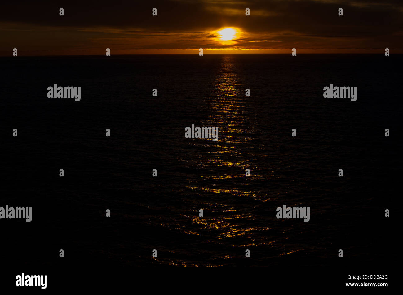 The Midnight Sun Stock Photo - Alamy
