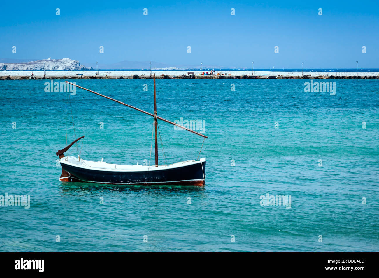 Mykonos stone walkway hi-res stock photography and images - Alamy
