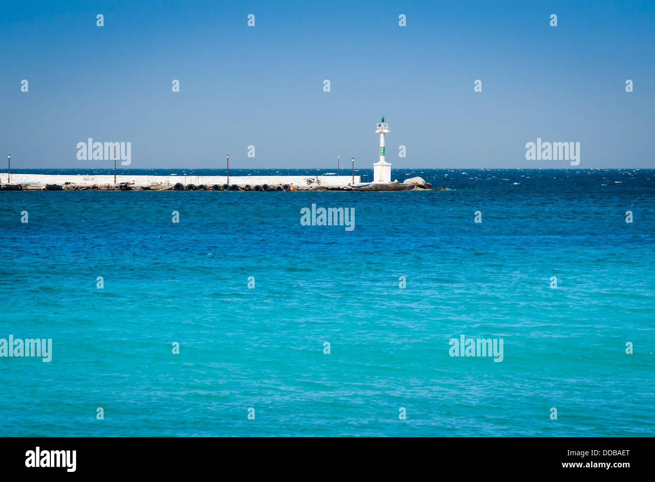 Mykonos stone walkway hi-res stock photography and images - Alamy