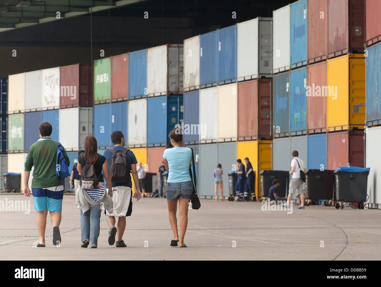 Container hangar hi-res stock photography and images - Alamy