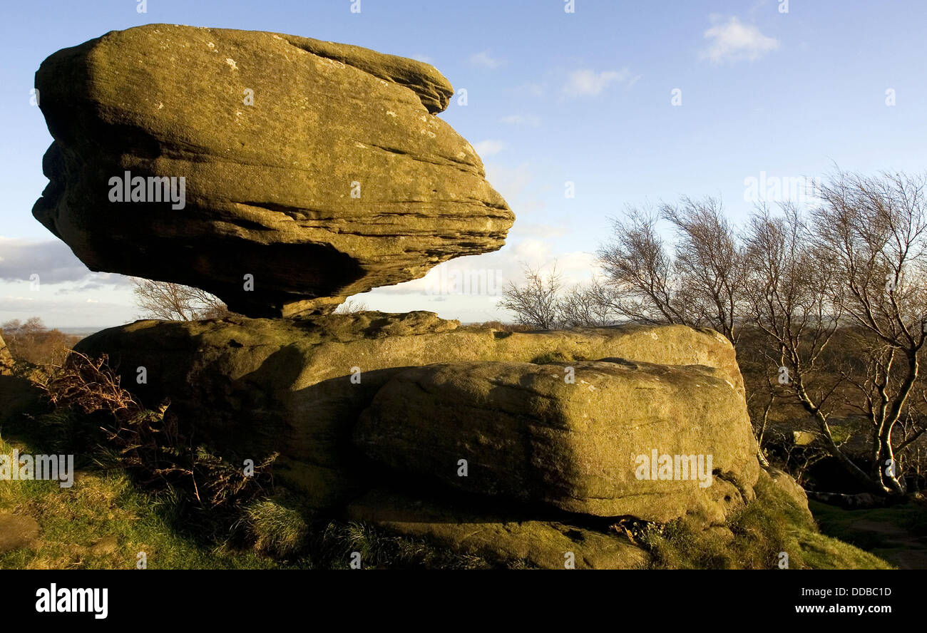 Brimham Rocks, Yorkshire, England, UK Stock Photo - Alamy