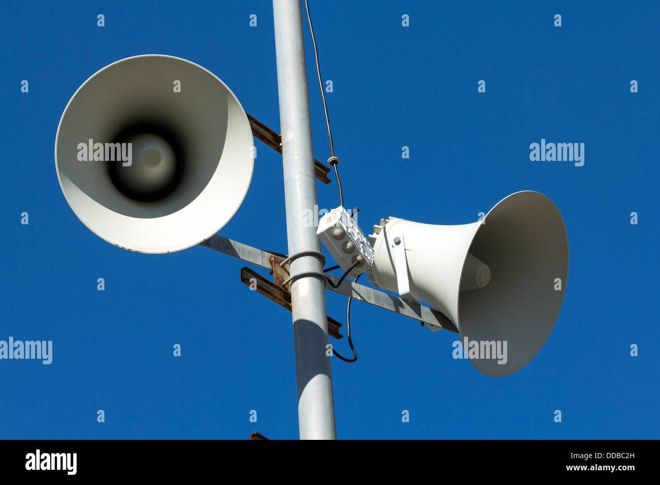 Megaphone loudspeaker speaker tower hi-res stock photography and images ...