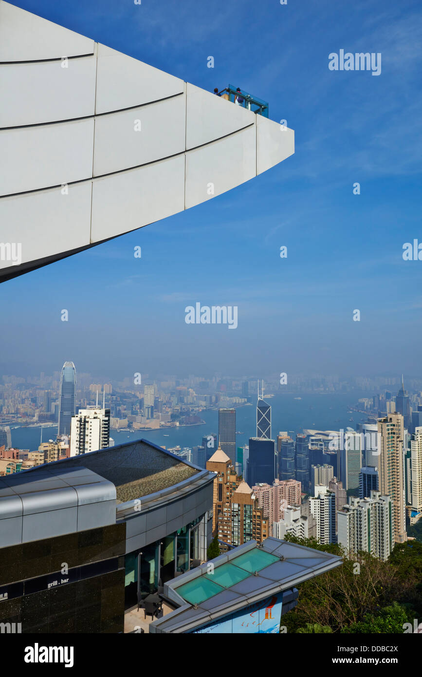 China, Hong-Kong, Victoria Peak view point Stock Photo - Alamy