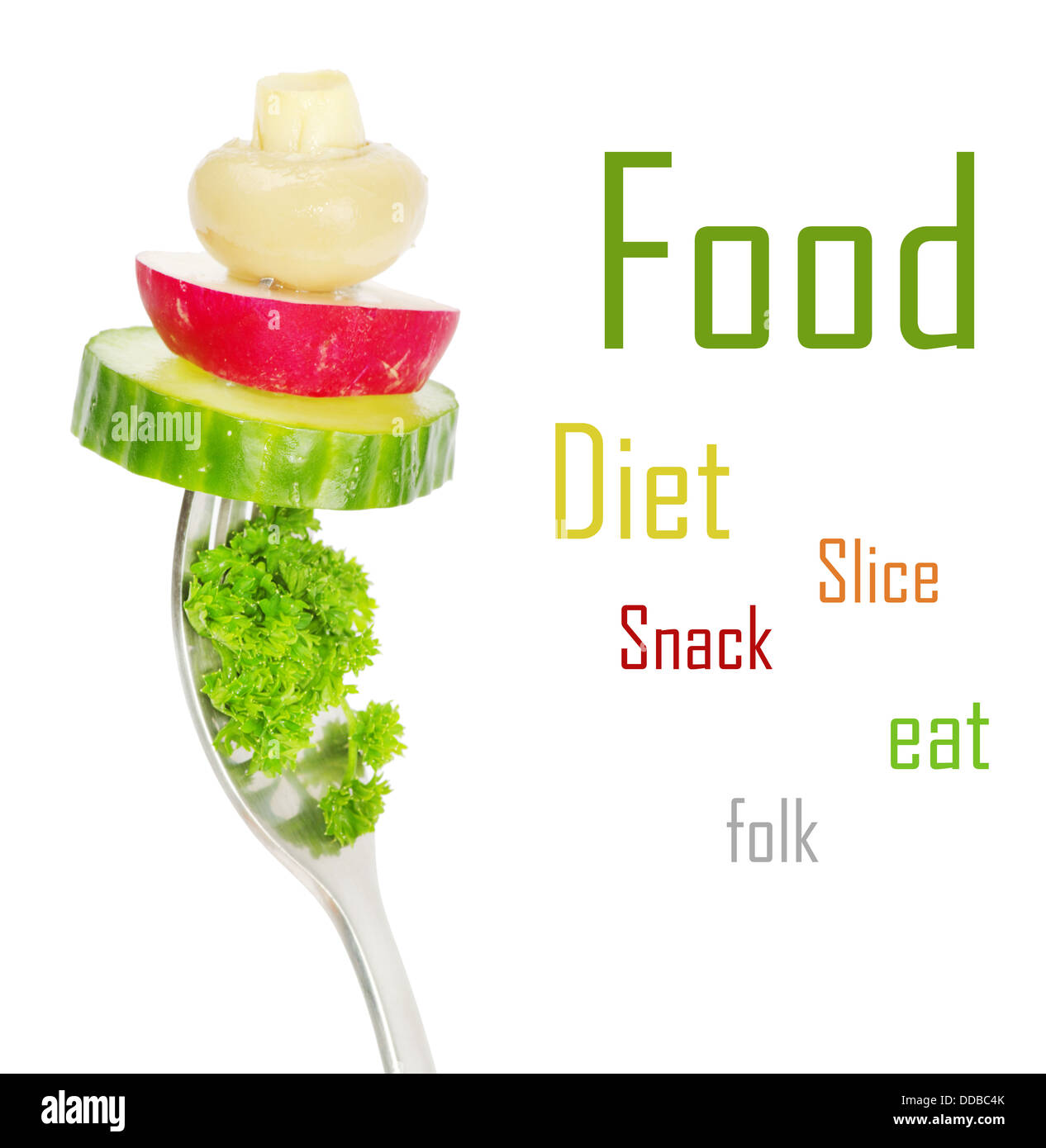 food on a fork Stock Photo - Alamy