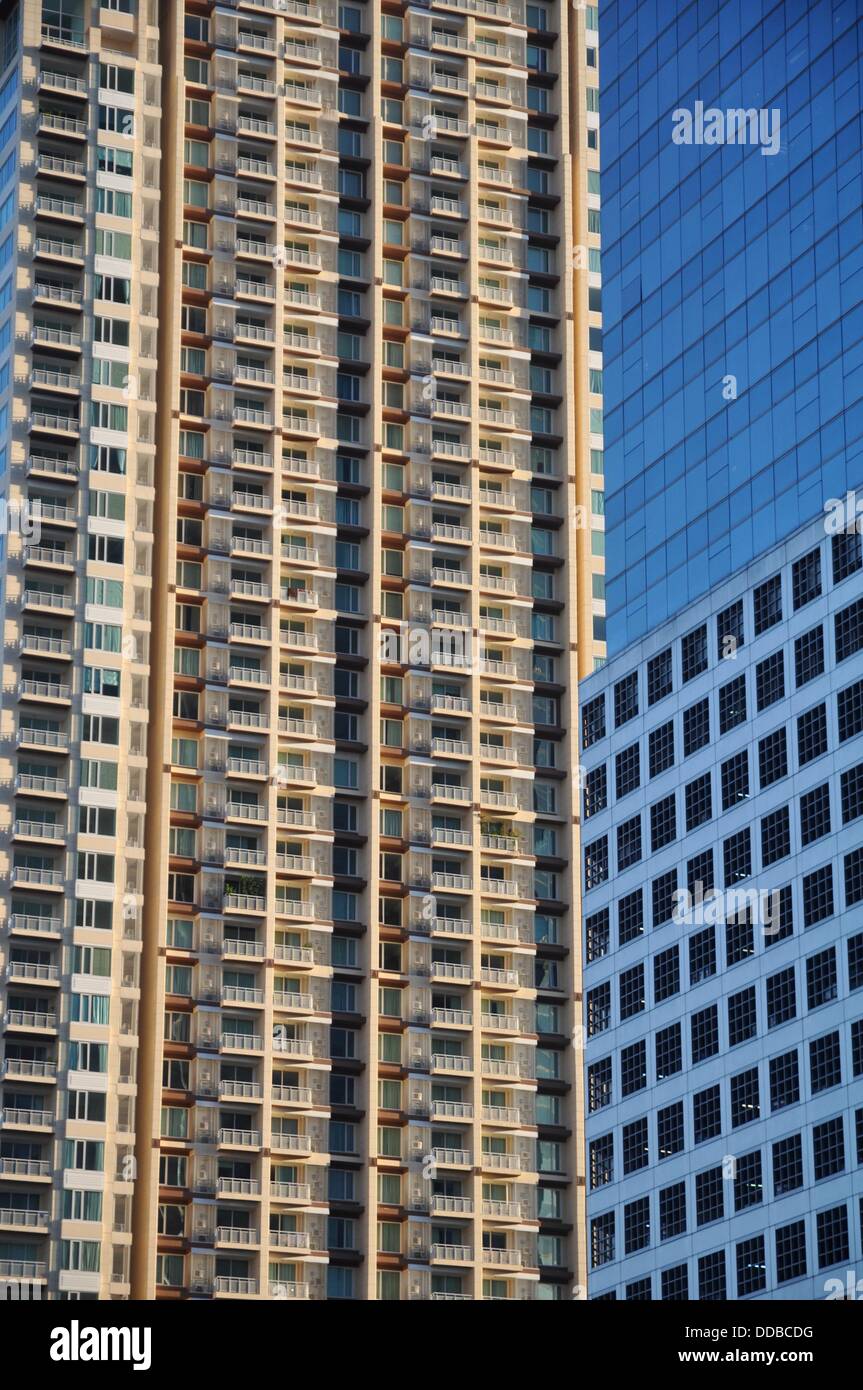 Bangkok (Thailand): buildings in the Silom area Stock Photo - Alamy
