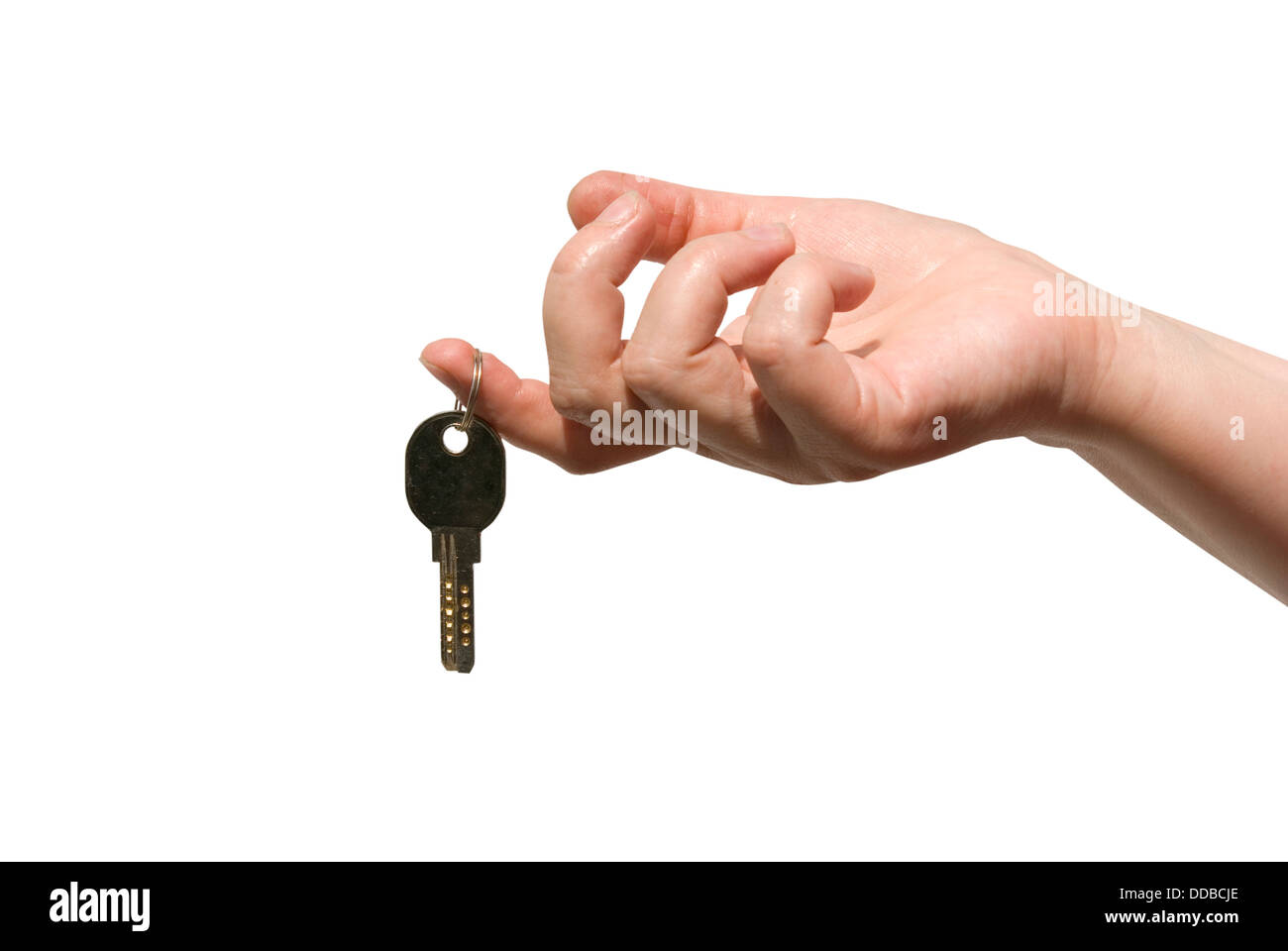 hand with key Stock Photo - Alamy