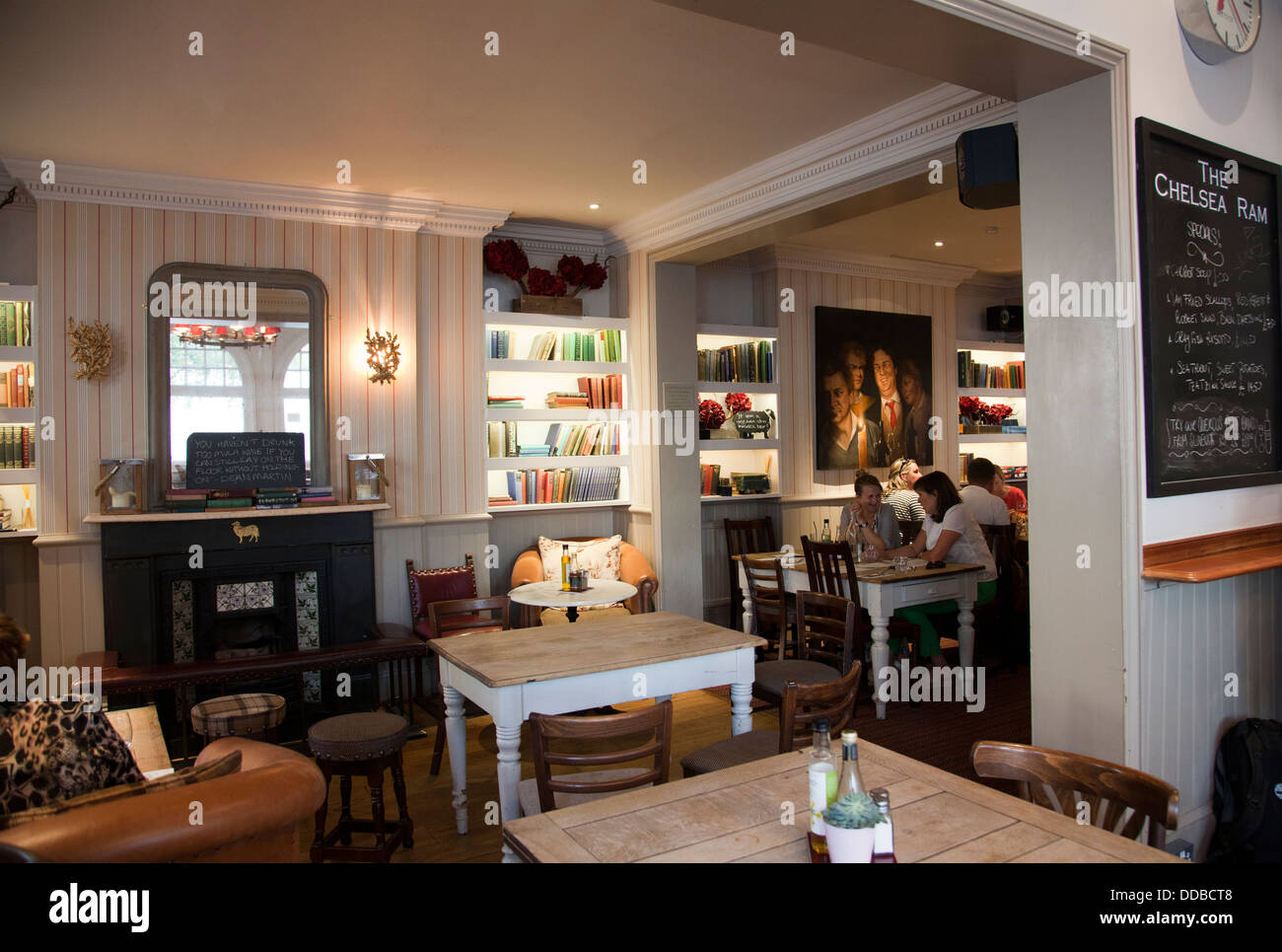 The Cheslea Ram Restaurant and Pub in Chelsea - London UK Stock Photo ...