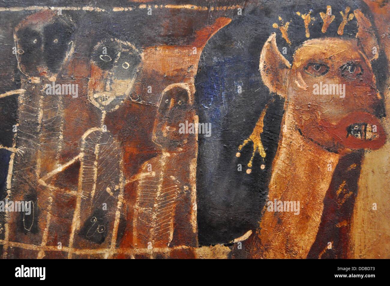 Ubud (Bali, Indonesia): painting at the Neka Art Museum Stock Photo - Alamy