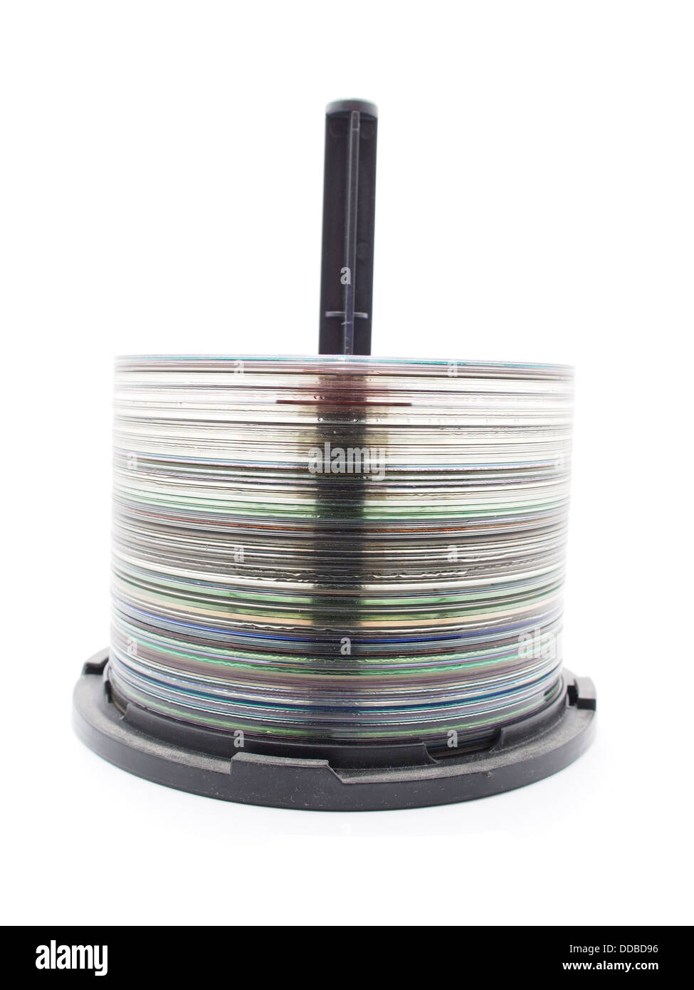 CD on white background Stock Photo - Alamy
