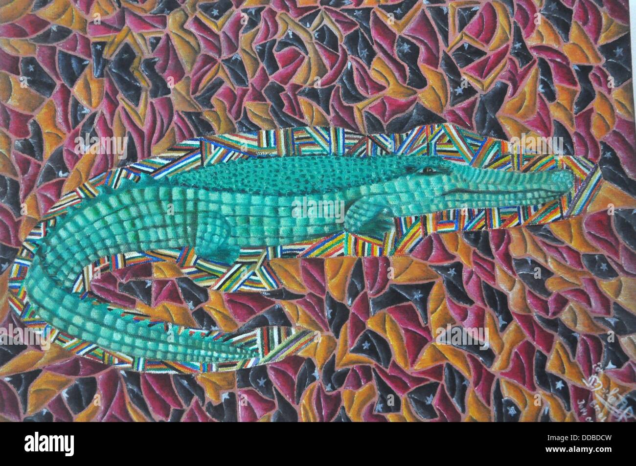 Reptile painting High Resolution Stock Photography and Images - Alamy