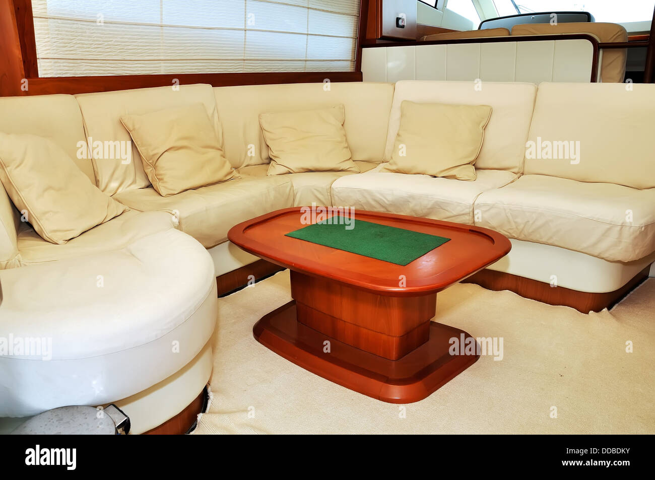 Stylish boat interior hi-res stock photography and images - Alamy