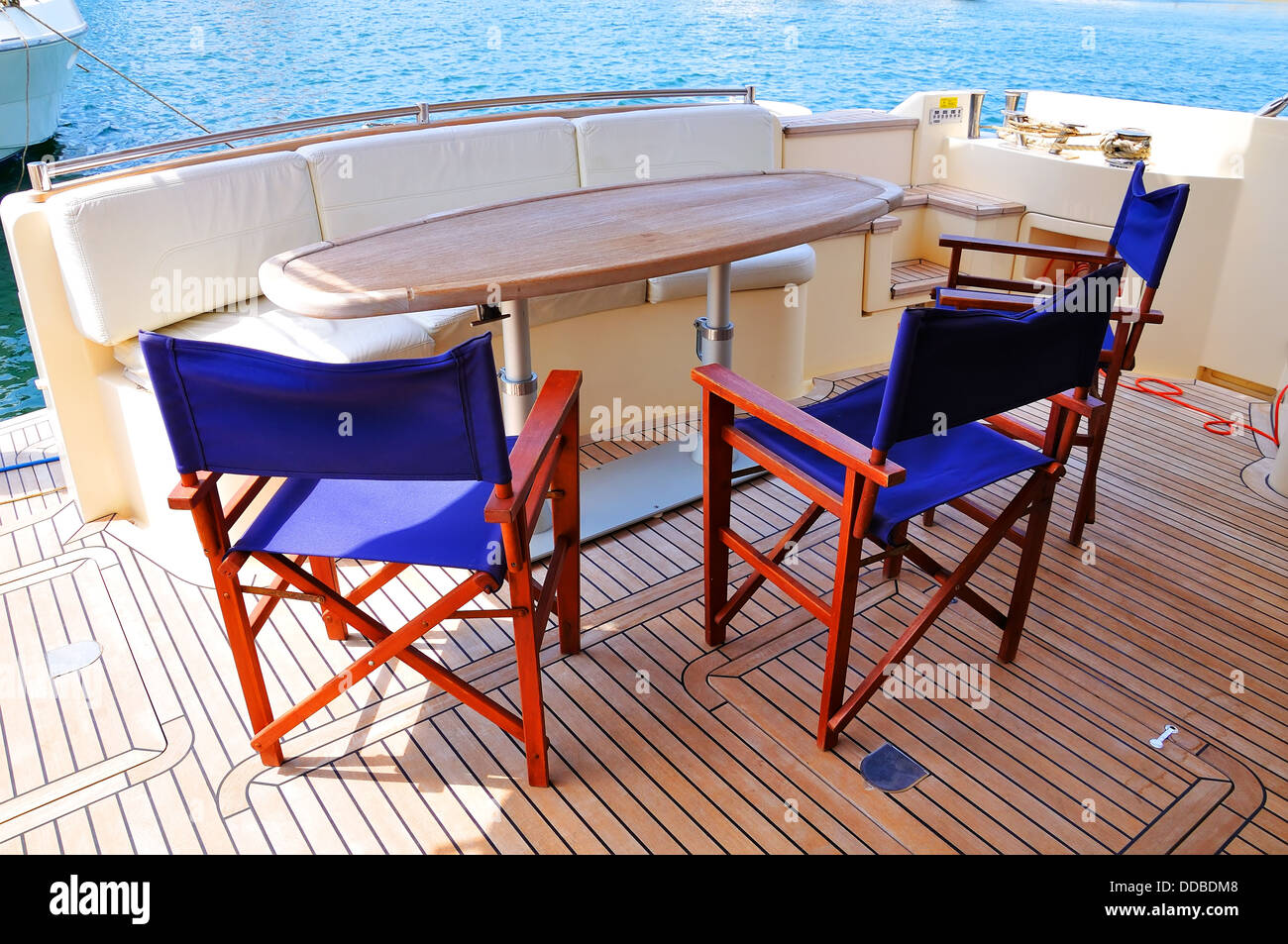 Stylish boat interior hi-res stock photography and images - Alamy