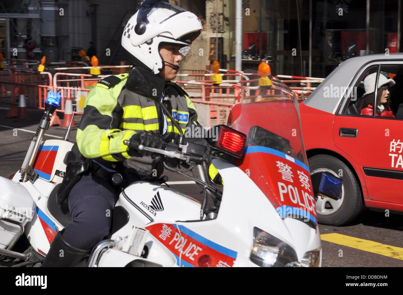 Hong kong police bike hi-res stock photography and images - Alamy