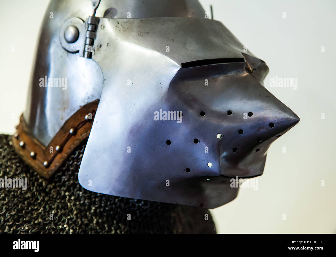 Tuscany, Italy. Detail of an original Medieval armour Stock Photo - Alamy