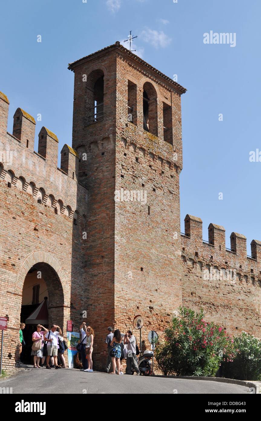 Gradara (Pesaro-Urbino, Italy): the Castello (Castle Stock Photo - Alamy