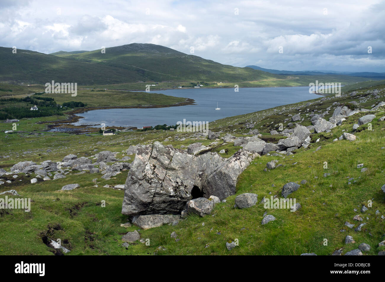 A Viewpoint of the Isle of Harris Western Isles Scotland UK Stock Photo ...