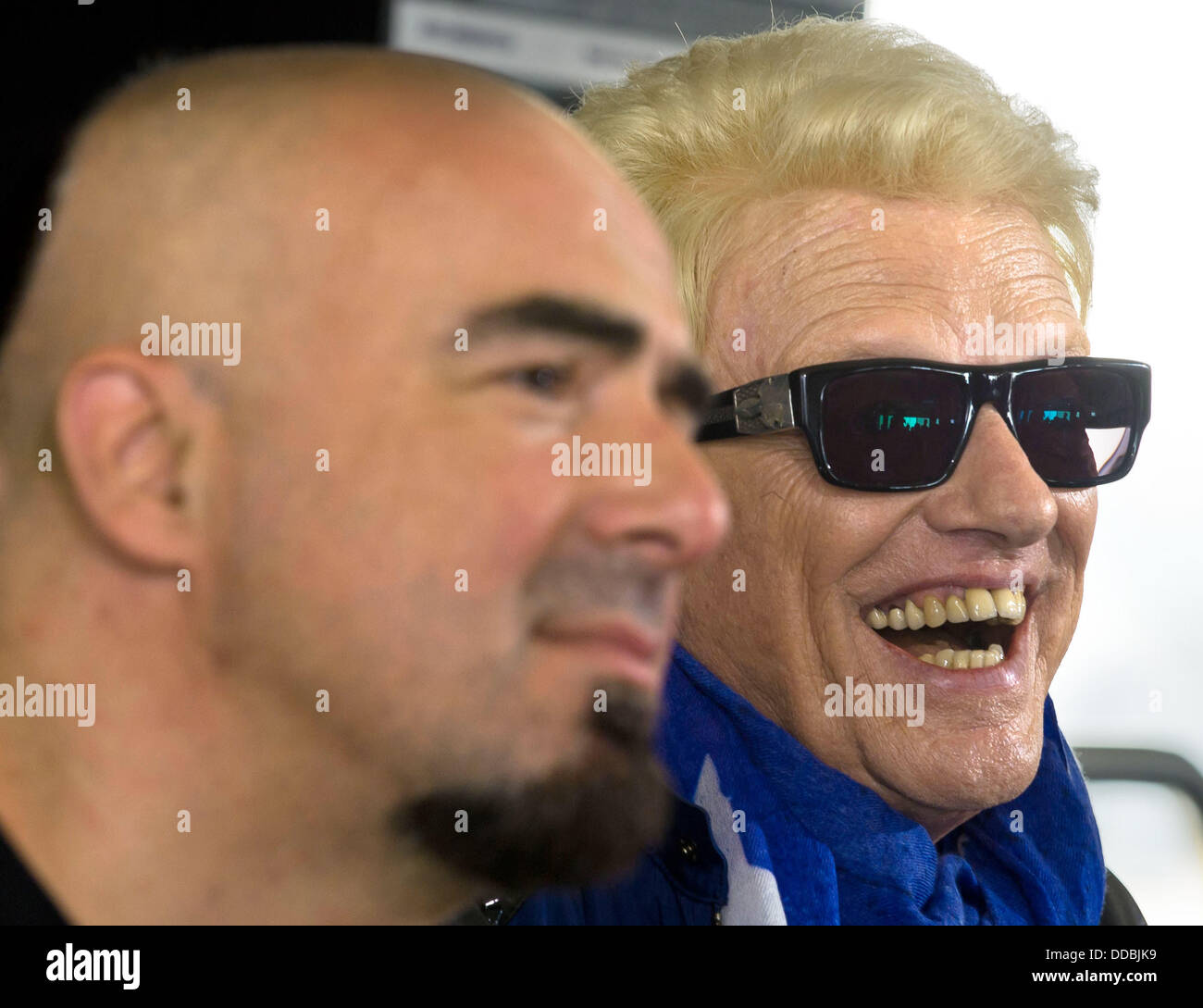 Berlin, Germany. 30th Aug, 2013. Singer Heino and keyboarder Alf Ator ...