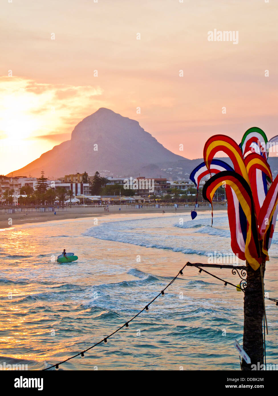 Nice sunset on beach hi-res stock photography and images - Alamy