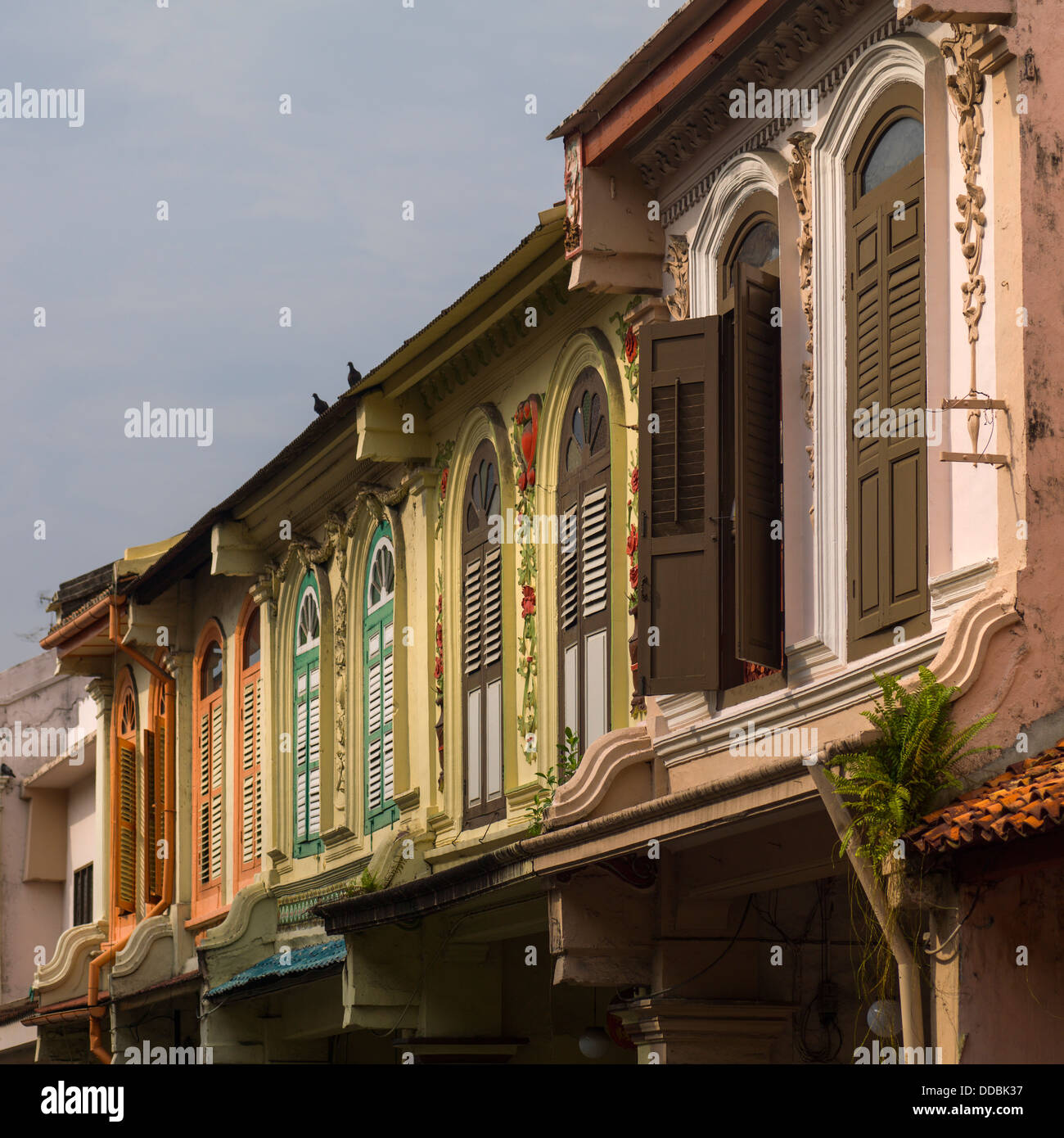 Old Colonial Window, Malacca, Malaysia Stock Photo - Alamy