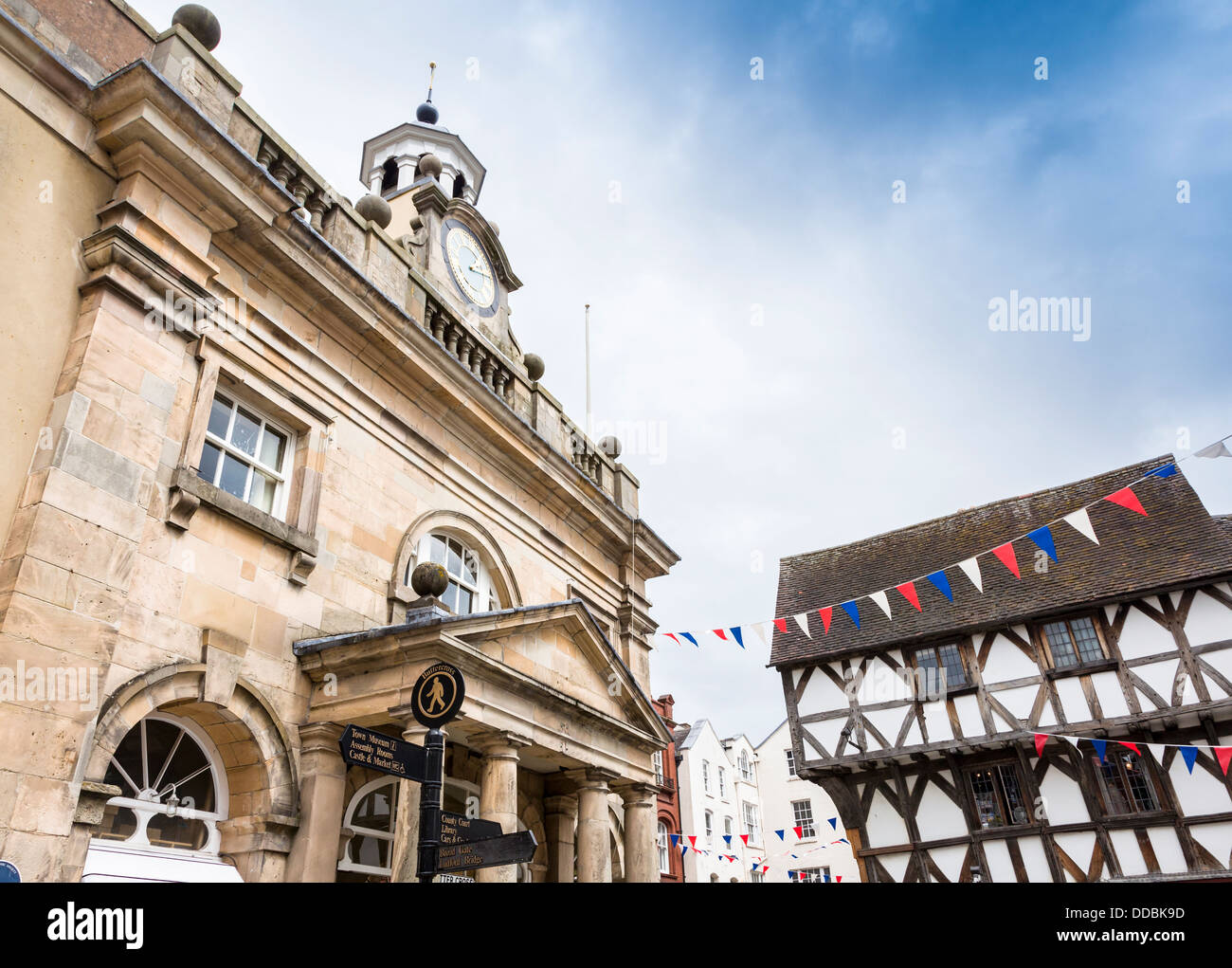 Ludlow - The Buttercross Stock Photo - Alamy