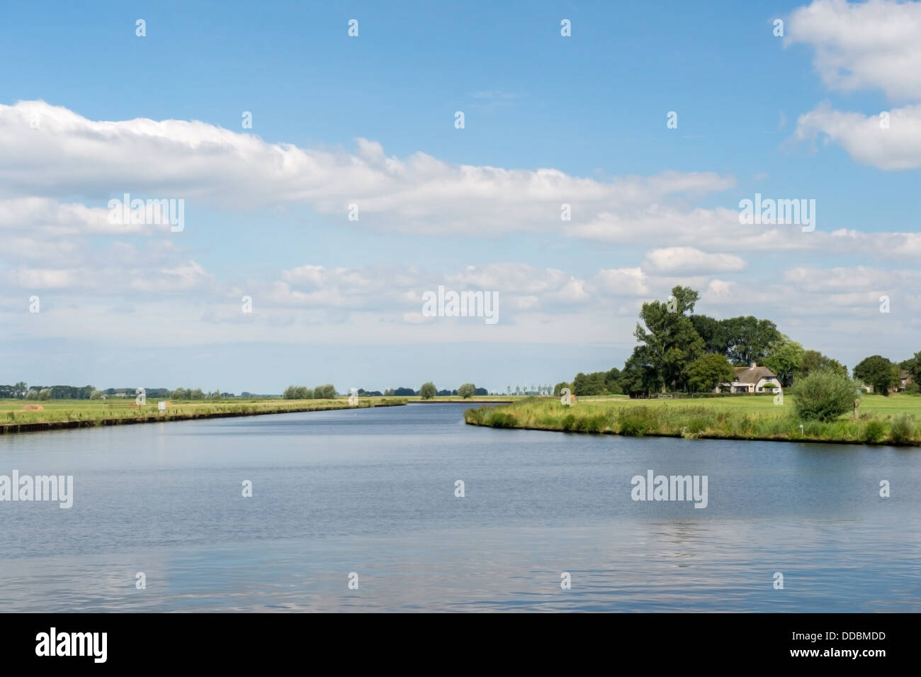 Dutch river the Eem Stock Photo - Alamy
