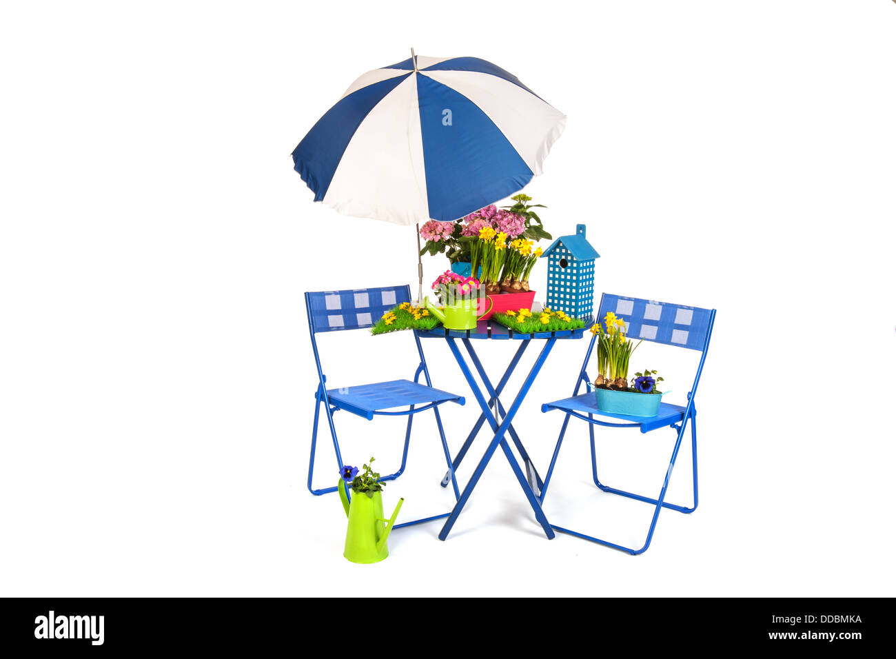 Summer terrace house Cut Out Stock Images & Pictures - Alamy
