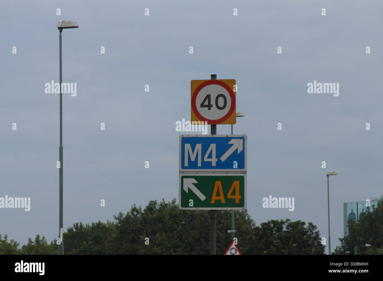 motorway signs Stock Photo: 59879529 - Alamy