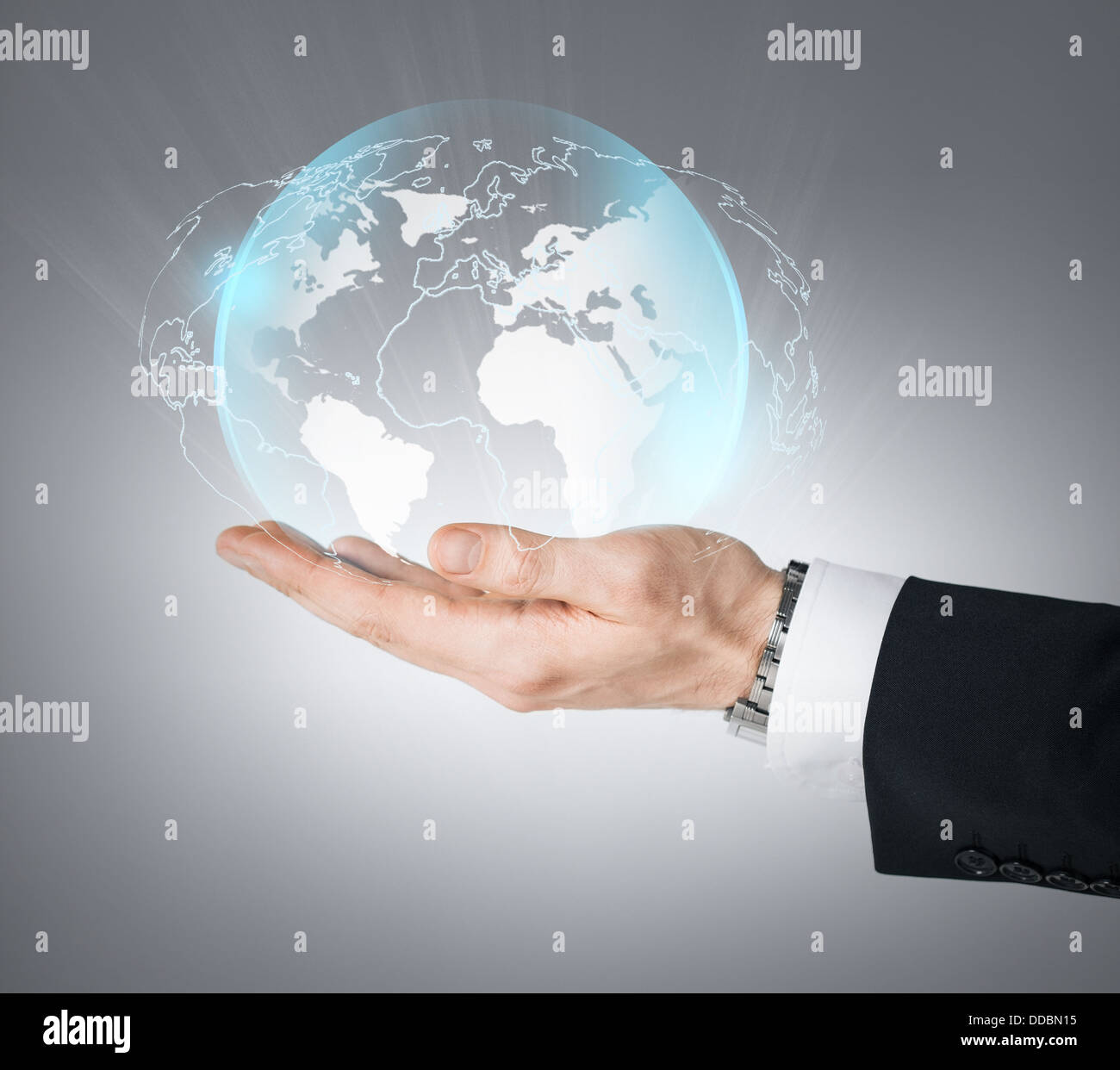 hand holding virtual sphere globe Stock Photo - Alamy hand holding virtual sphere globe Stock Photo - Alamy