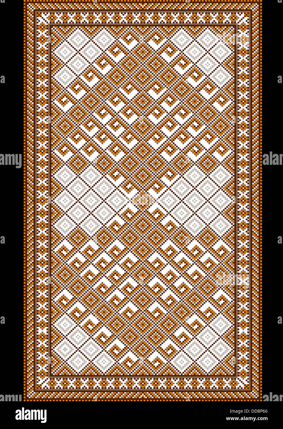 Pattern for light carpet with brown shade Stock Photo - Alamy