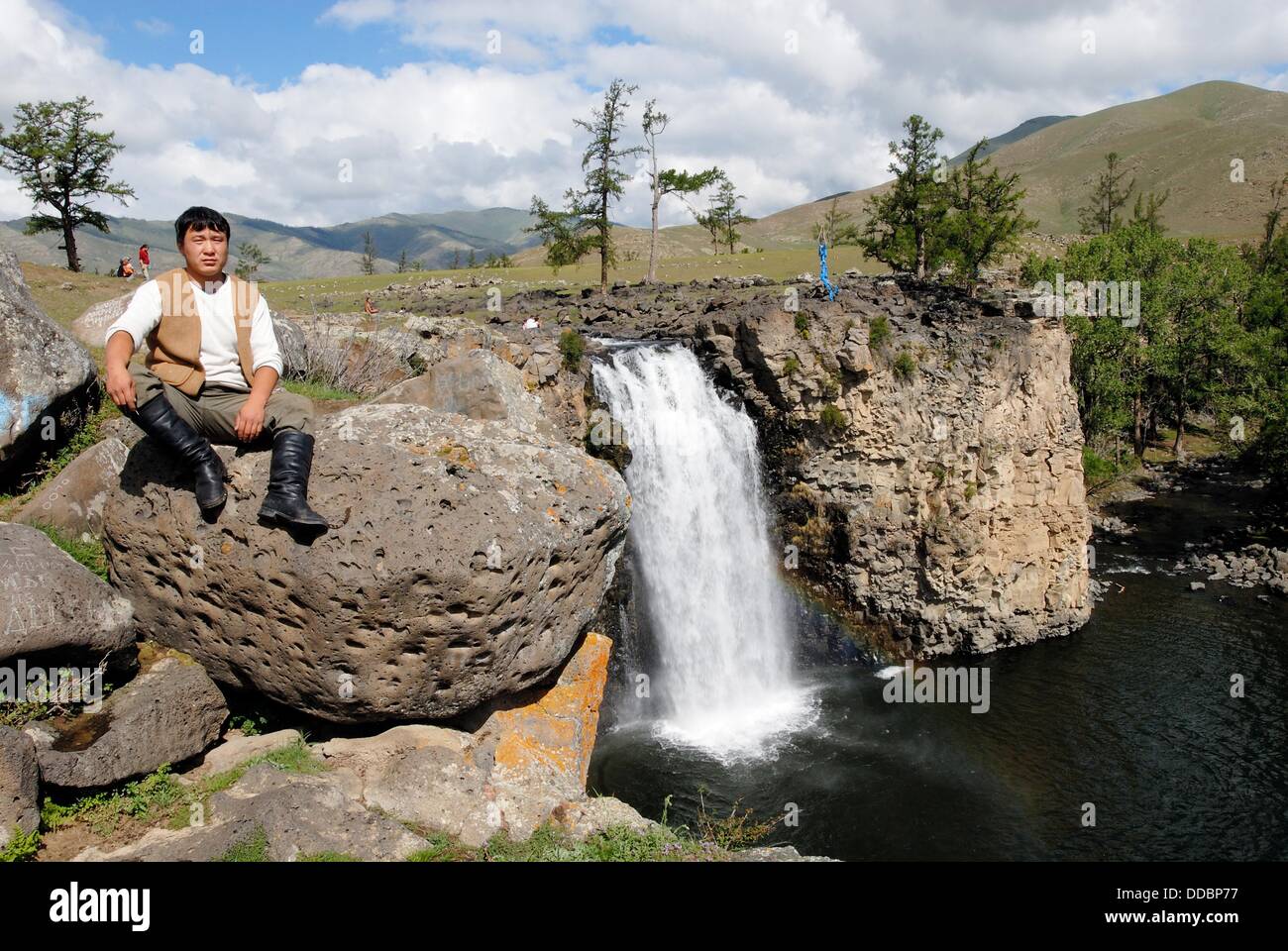 Orkhon waterfall hi-res stock photography and images - Alamy