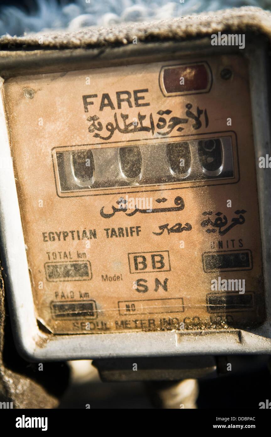 Old taxi meter hi-res stock photography and images - Alamy