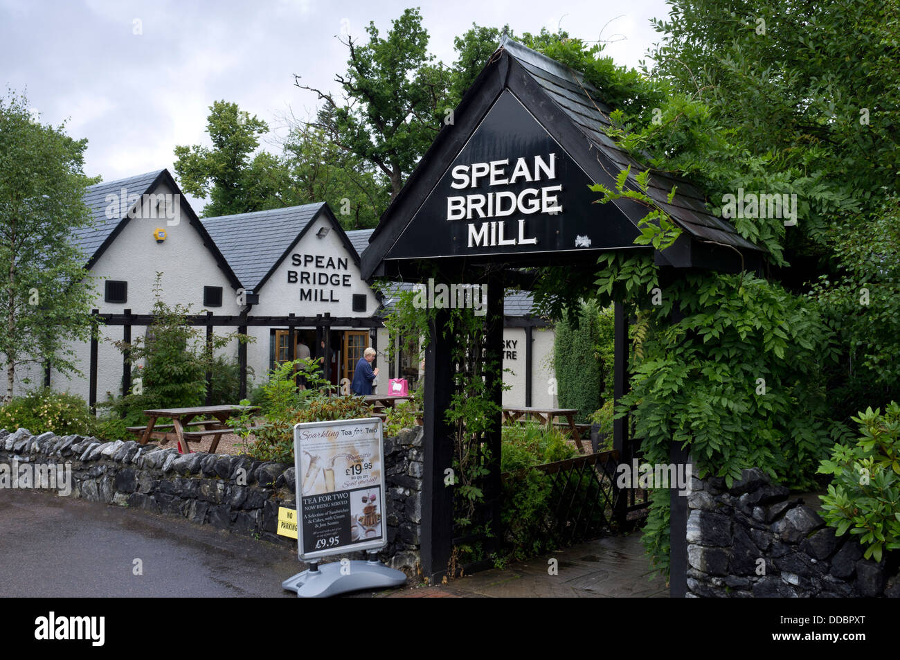 Spean Bridge Mill Shop and cafe Scotland UK Stock Photo - Alamy