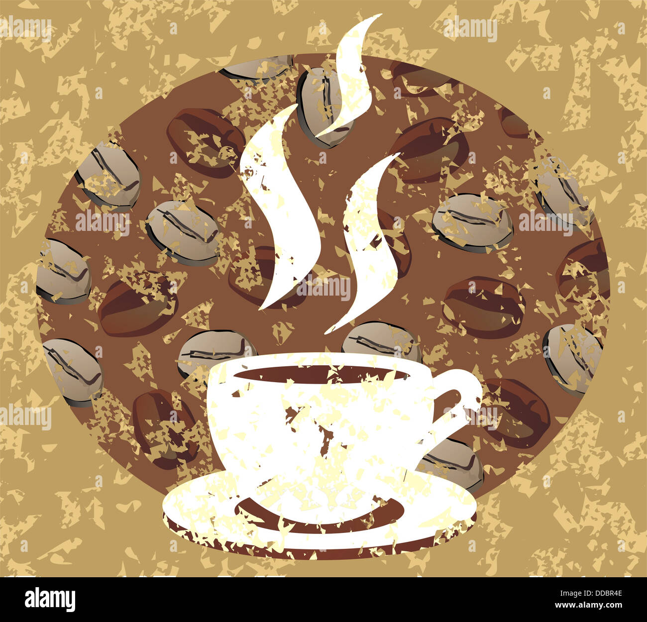 Coffee vintage background Stock Photo - Alamy