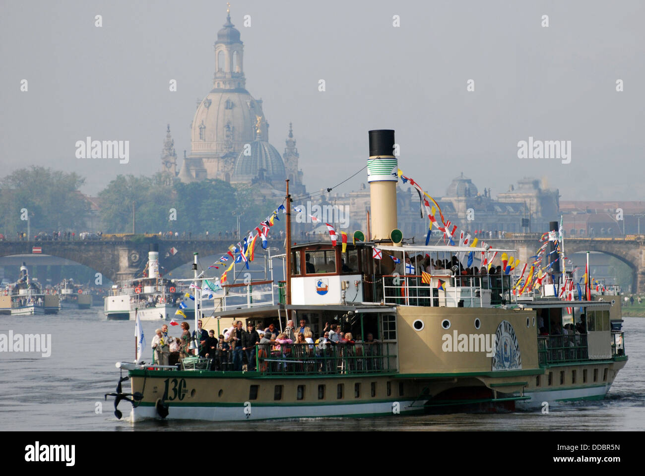 Dresden, Germany, Paddleboat Wehlen the Saxon Steamship Stock Photo - Alamy