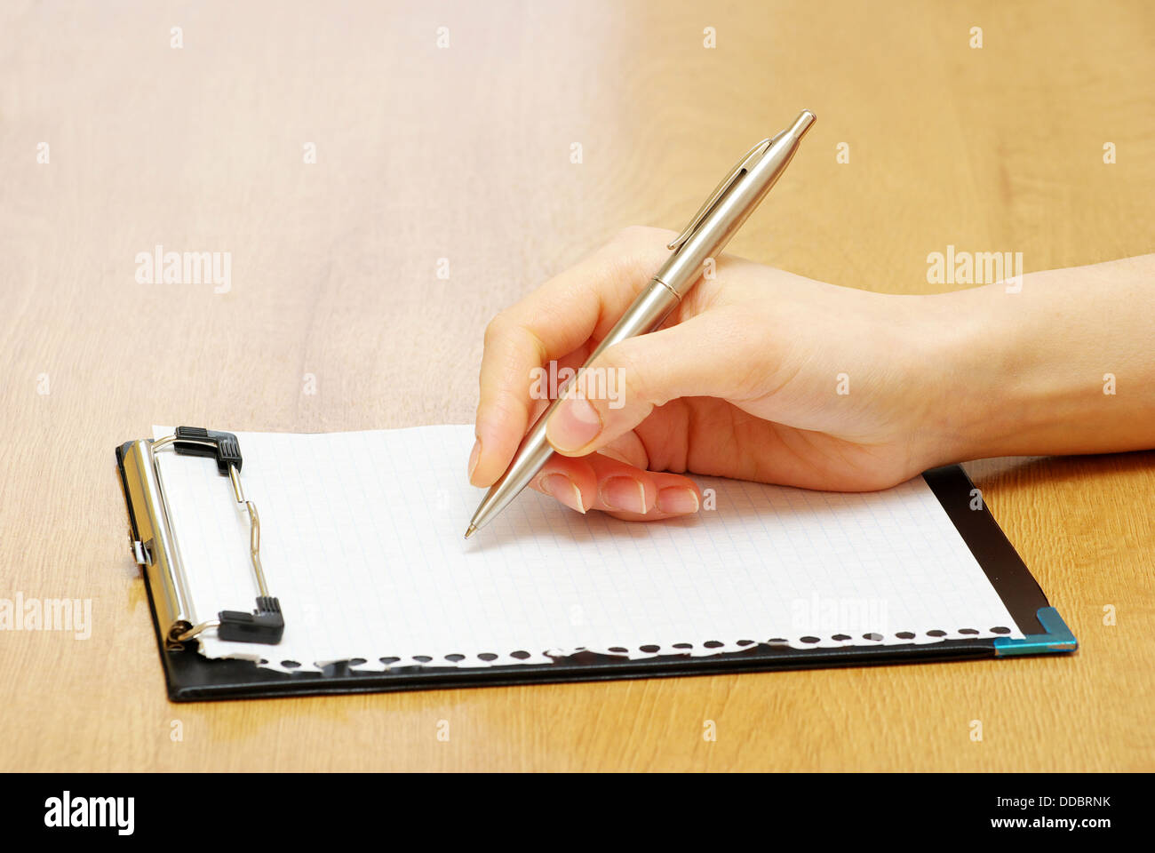 pen in hand Stock Photo - Alamy