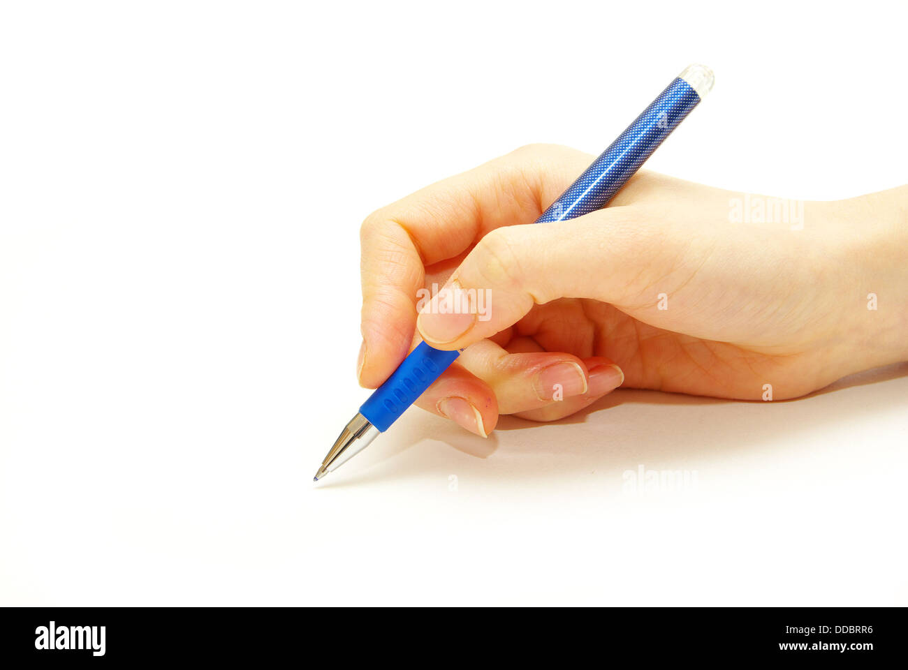 pen in hand Stock Photo - Alamy