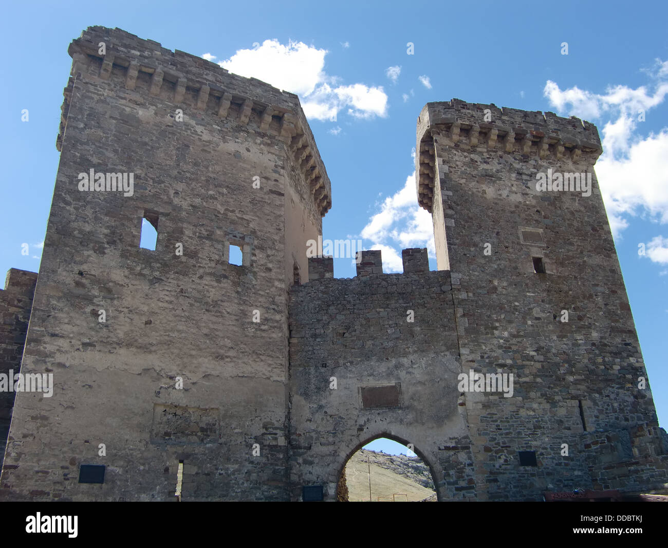 Genoese Towers In The Black Sea High Resolution Stock Photography and ...