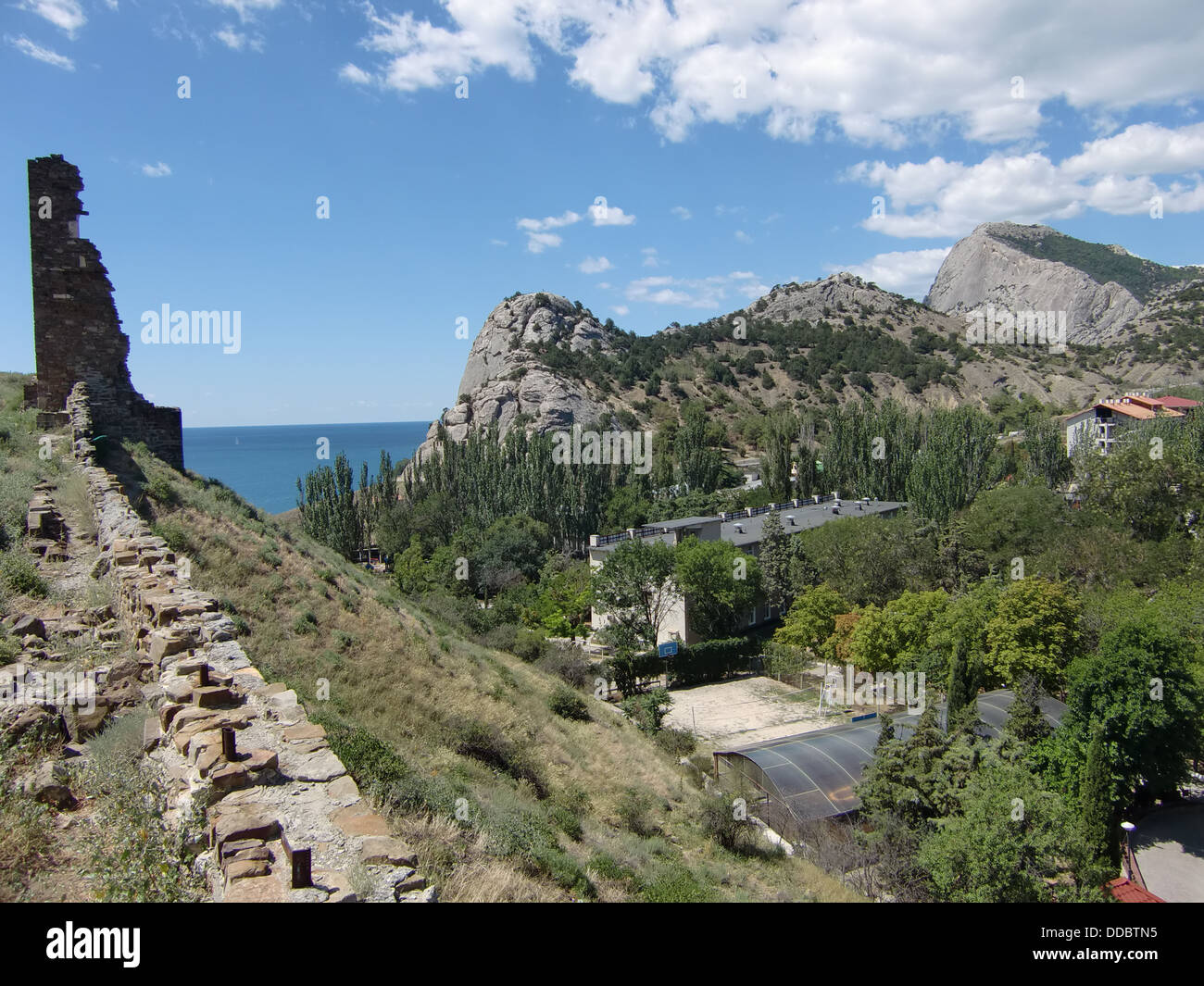 Genoese towers in the black sea hi-res stock photography and images - Alamy
