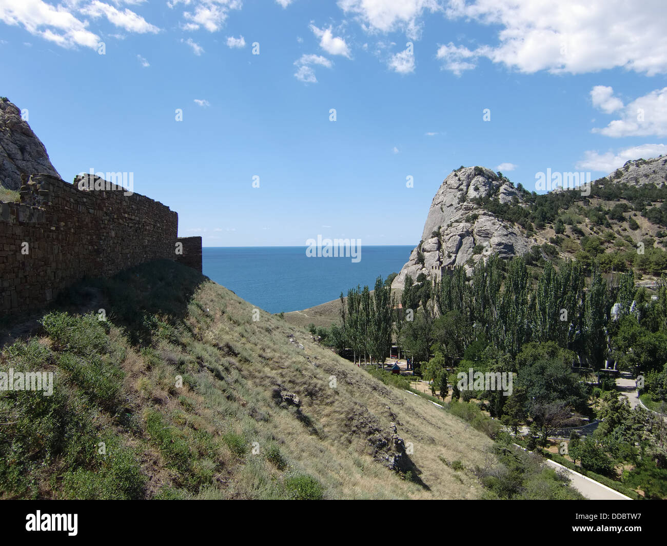 Genoese towers in the black sea hi-res stock photography and images - Alamy
