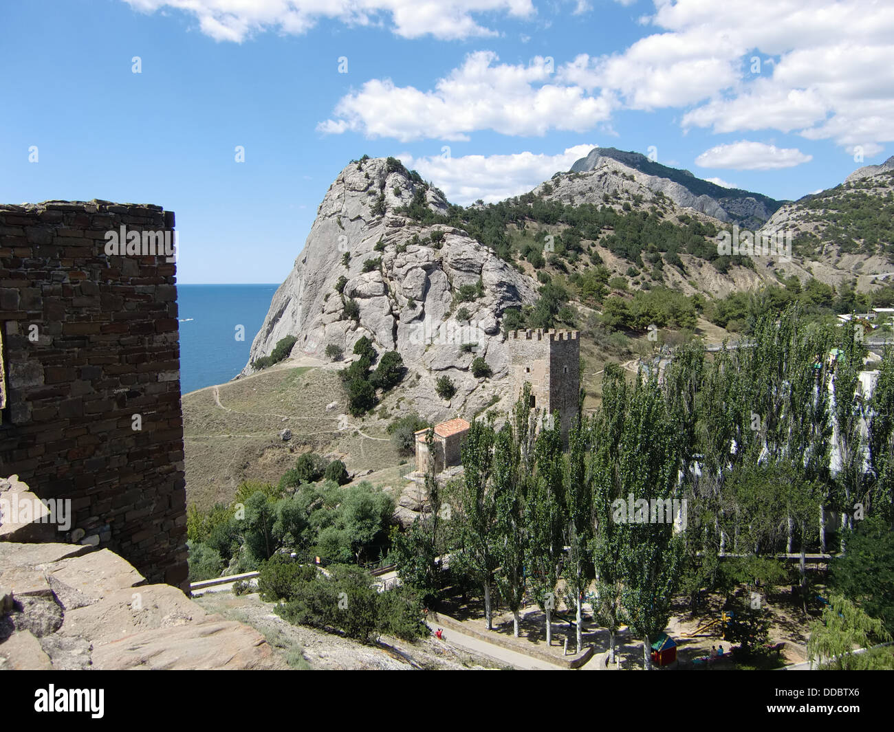 Genoese Towers In The Black Sea High Resolution Stock Photography and ...